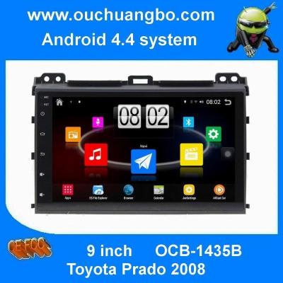 China Ouchuangbo car navigation radio dvd for Toyota Prado 2008 with bluetooth USB big screen android 4.4 system for sale