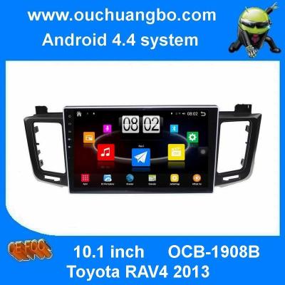 China Ouchuangbo auto radio stereo multimedia android 4.4 for Toyota RAV4 2013 with USB Spanish language bus can for sale