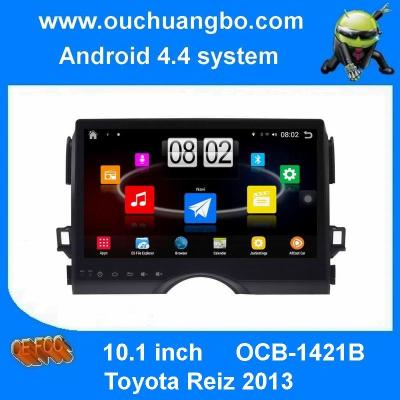China Ouchuangbo car pc dvd stereo pure android 4.4 for Toyota Reiz 2013 support 3g wifi radio bluetooth hd 1024*600 for sale
