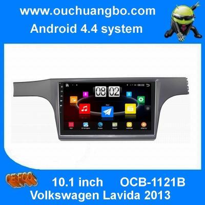 China Ouchuangbo car dvd radio bluetooth stereo android 4.4 for Volkswagen Lavida 2013 with capacitance multiple touch screen for sale