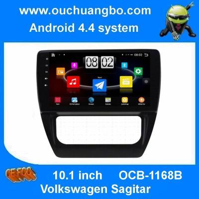 China Ouchuangbo car pc stereo radio multimedia Volkswagen Sagitar support android 4.4 system wifi 3g BT SWC for sale