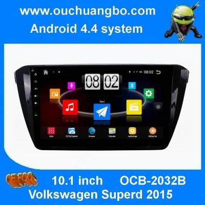 China Ouchuangbo for big screen HD1024*600 android 4.4 dvd player for Volkswagen Superd 2015 with mirror link quad core BT for sale