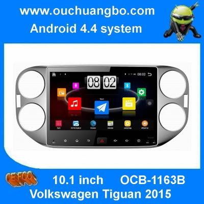 China Ouchuangbo car big screen android 4.4 head unit dvd for Volkswagen Tiguan 2015 with gps navi stereo 3g wifi for sale