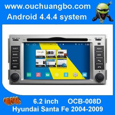 China ouchuangbo car gps navi s160 android 4.4 for Hyundai Santa Fe 2004-2009 support 3g wifi iPod AUX and clock function for sale