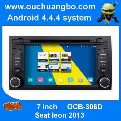 China ouchuangbo 7 inch car gps sat nav s160 for Seat leon 2013 with iPod bluetooth HD 1024*600 android 4.4 system for sale
