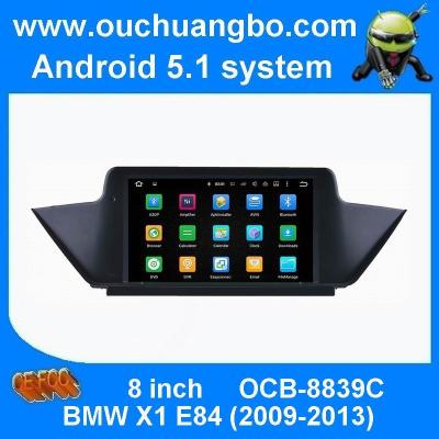 China Ouchuangbo car gps navi dvd android 5.1 for BMW X1 E84 (2009-2013) with 3g wifi BT MP3 for sale