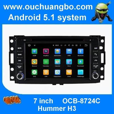 China Ouchuangbo auto radio stereo android 5.1 for Hummer H3 with gps BT wifi 16GB SWC for sale