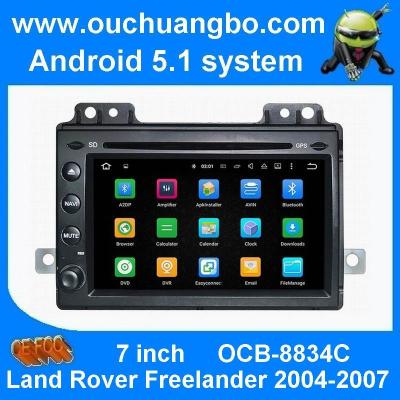China Ouchuangbo car radio dvd stereo android 5.1 for Land Rover Freelander 2004-2007 with gps navigation 3G wifi 16GB for sale