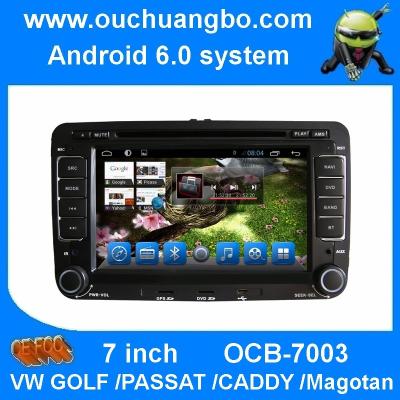 China Ouchuangbo 7 inch car multimedia dvd for VW PASSAT CADDY Magotan with android 6.0 gps radio bluetooth iPhone for sale