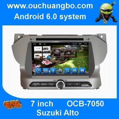 China Ouchuangbo car dvd stereo radio for Suzuki Alto with android 6.0 system video bluetooth 4*45 Watts amplifier for sale