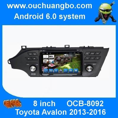 China Ouchuangbo car dvd gps navi android 6.0 for Toyota Avalon 2013-2016 with 1080P HD video decode playing via TF Card /USB for sale