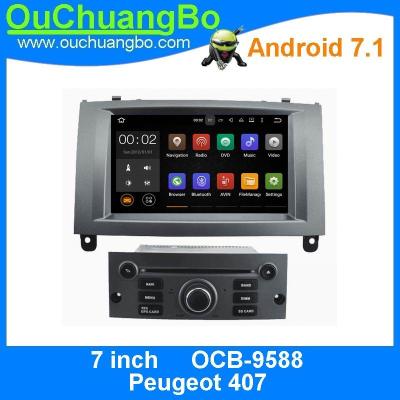 China Ouchuangbo car audio 7 inch digital screen Peugeot 407 with gps navigation dual zone digital television (Optional) for sale