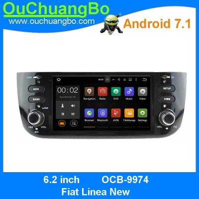 China Ouchuangbo 6.2 inch digital screen HD android 7.1 Fiat Linea New Radio GPS Navigation Bluetooth MP4 SD FM USB player for sale