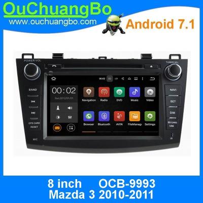 China Ouchuangbo car gps navigation stereo android 7.1 for Mazda 3 support Bluetooth music 3g wifi BT 1080P video for sale