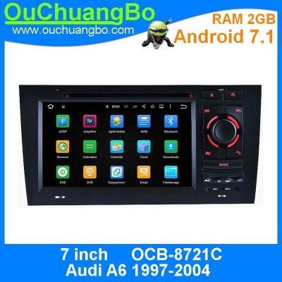 China Ouchuangbo car multimedia gps system for Audi A6 1997-2004 with 1080P video wifi multiple amplifiers sound ROM 16GB for sale