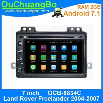 China Ouchuangbo 7 inc car gps player system for Land Rover Freelander 2004-2007 with android 7.1 bluetooth USB Wifi video for sale