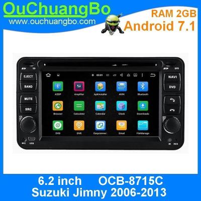 China Ouchuangbo 6.2 inch multi media android 7.1 for Suzuki Jimny 2006-2013 with gps navigation bluetooth SWC Wifi USB for sale