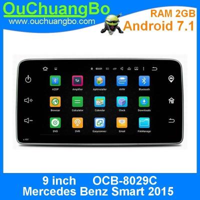 China Ouchuangbo auto radio head unit video stereo android 7.1 for Mercedes Benz Smart 2015 with MP3 MP5 calendar 4*45 for sale