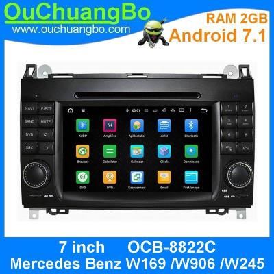China Ouchuangbo Car Radio Audio Stereo 2G RAM android 7.1 for Mercedes Benz W169 W906 W245 support bluetooth music USB GPS for sale