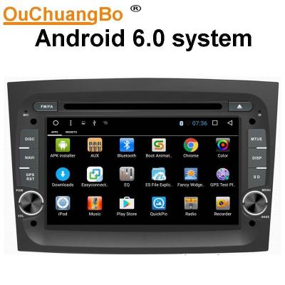 China Ouchuangbo car radio android 6.0 for Fiat Doblo with 1080P Video USB 4*45 Watts amplifier for sale