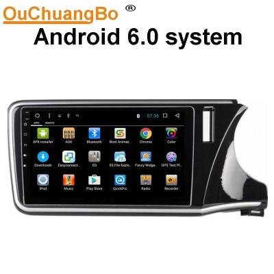 China Ouchuangbo car radio android 6.0 for Honda City with capacitance multiple touch screen DDR3 2GB for sale