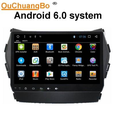 China Ouchuangbo car radio gps navi android 6.0 for Hyundai IX45 with capacitance multiple touch screen AUX input for sale