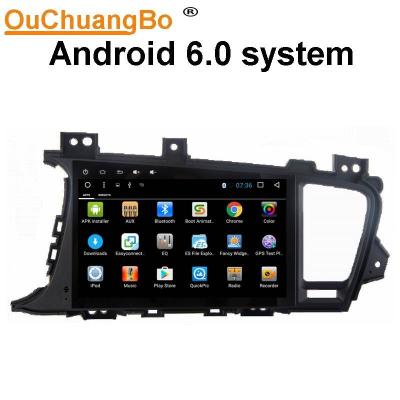 China Ouchuangbo car multi media stereo radio android 6.0 for Kia K5 with 3g wifi bluetooth gps 4*45 Watts amplifier for sale