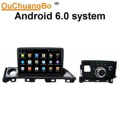 China Ouchuangbo 9 inch car radio 1024*600 android 6.0 for Mazda 6 Atenza 2016 with SWC 3g wifi bluetooth gps navigation for sale