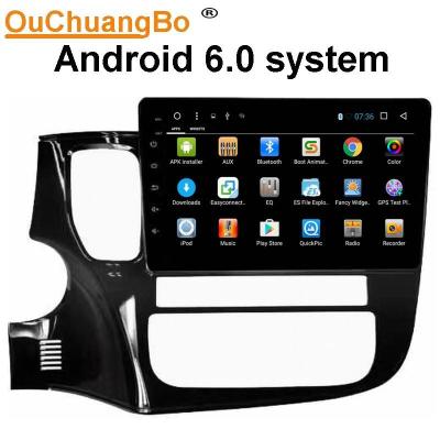 China Ouchuangbo car radio gps nav android 6.0 for Mitsubshi Outlander 2017 with bluetooth SWC USB Mirror-Link 1080 video for sale