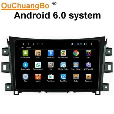 China Ouchuangbo car radio head unit android 6.0 for Nissan Navara with SWC USB bluetooth gps player for sale