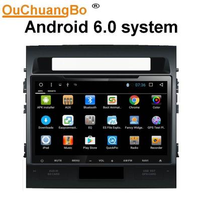 China Ouchuangbo car radio head unit stereo androi 6.0 for Toyota land crusier 2010 with dual zone SWC USB bluetooth gps for sale