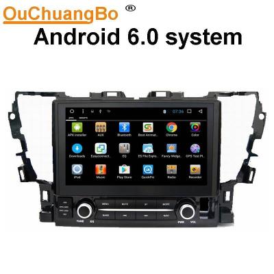 China Ouchuangbo car radio stereo android 6.0 for Toyota Alpha 2019 with dual zone SWC USB bluetooth gps navigation for sale