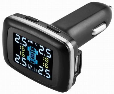 China Ouchuangbo car TPMS tire Pressure Monitoring System Cigarette Lighter Power Alarm Systems in stock for sale