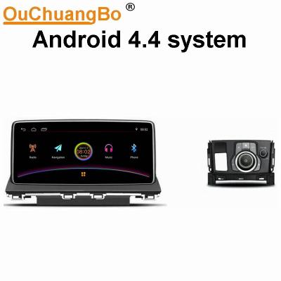 China Ouchuangbo car radio player android 4.4 for Mazda CX-4 with gps navi 3g wifi SWC dual zone capacitance multiple for sale