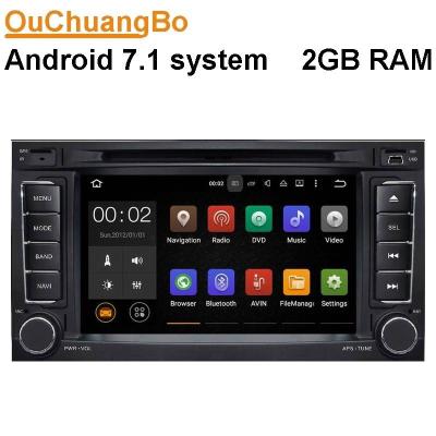 China Ouchuangbo 7 inch gps nav radio player  for Volkswagen Touareg 2002-2010 suppor 3g wifi android 7.1 system for sale