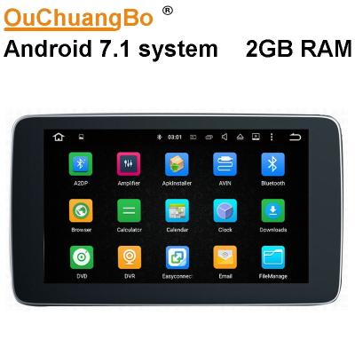 China Ouchuangbo 9 inch car audio gps navi android 7.1 for Mercedes Benz CLAGLAGLE(2014.11-201 with bluetooth SWC calendar for sale