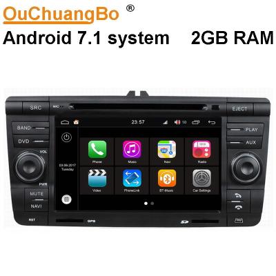China Ouchuangbo 7 inch car audio gps navi android 7.1 for Skoda Octavia 2007-2009 with bluetooth steering wheel control for sale