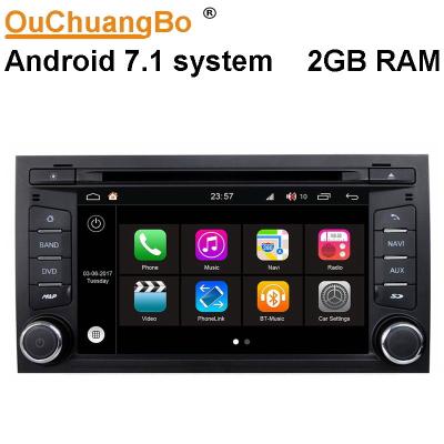 China Ouchuangbo car radio stereo android 7.1 for Seat leon 2013 with 3g wifi BT SWC gps navi 1080P Video for sale