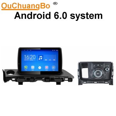 China Ouchuangbo car video gps nav for Mazda 6 2017 with Bluetooth connection to the phone then play music android 6.0 system for sale