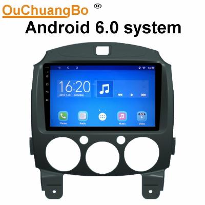 China Ouchuangbo car radio gps navigation stereo android 6.0 for Mazda 2 with Video AUX  Wifi SWC bluetooth calculator for sale