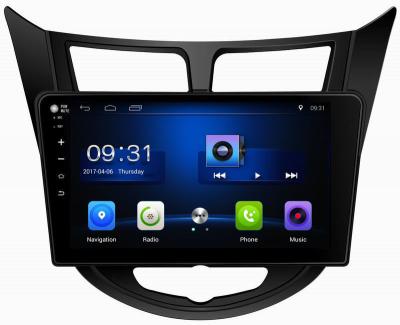 China Ouchuangbo car gps nav stereo for Hyundai Verna 2010 with radio stereo bluetooth music androi 8.1 system for sale