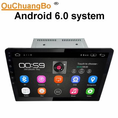China Ouchuangbo car radio stereo 7 inch TFandroid 6.0 system for 360 degree universal- with 1080 video reverse camera wifi BT for sale