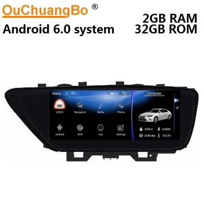 China Ouchuangbo car radio 4 Core CPU 1080P for Lexus ES250 ES300 ES300H ES3 with gps navi reverse camera wifi BT android 6.0 for sale