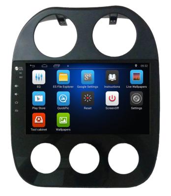 China Ouchuangbo car radio gps navi android 8.1 system for Jeep Compass with Bluetooth WIFI steering wheel control 4*45 for sale