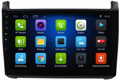 China Ouchuangbo car gps radio dual zone android 8.1 for Volkswagen Polo 2011 with 4 Core CPU BT SWC USB android phone for sale