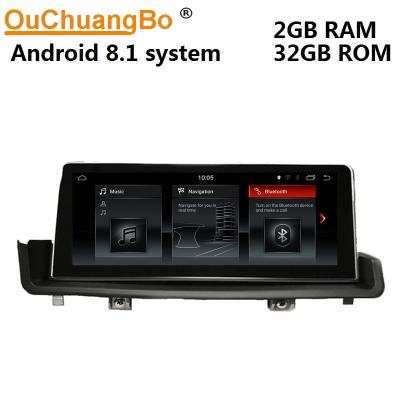 China Ouchuangbo car audio gps navi android 8.1 system for BMW E90 2006-2012 with SWC BT 1080 video USB for sale