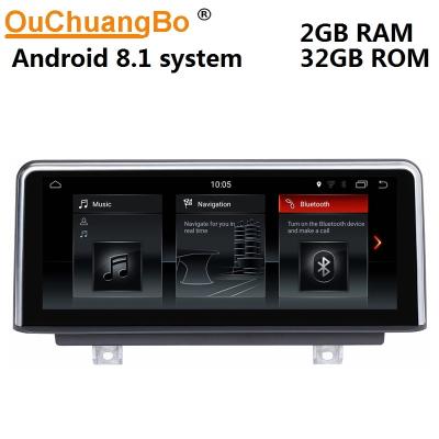 China Ouchuangbo car audio gps navi android 8.1 for BMW F20 F21 2012-2017 support  SWC BT USB mirror link for sale