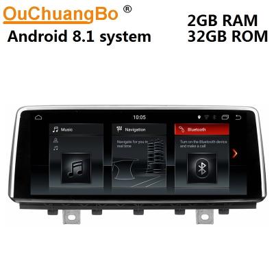 China Ouchuangbo car audio multi stereo android 8.1 for BMW X5 F15 (2014-2017) support SWC BT USB 1080 video for sale
