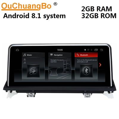 China Ouchuangbo car gps audio stereo for BMW X5 X6 E70 E71 support SWC BT USB 6 core mirror link android 8.1 system for sale