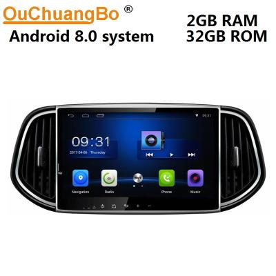 China Ouchuangbo car audio media kit bluetooth android 8.1 for Kia KX3 support USB SWC wifi gps navi video for sale